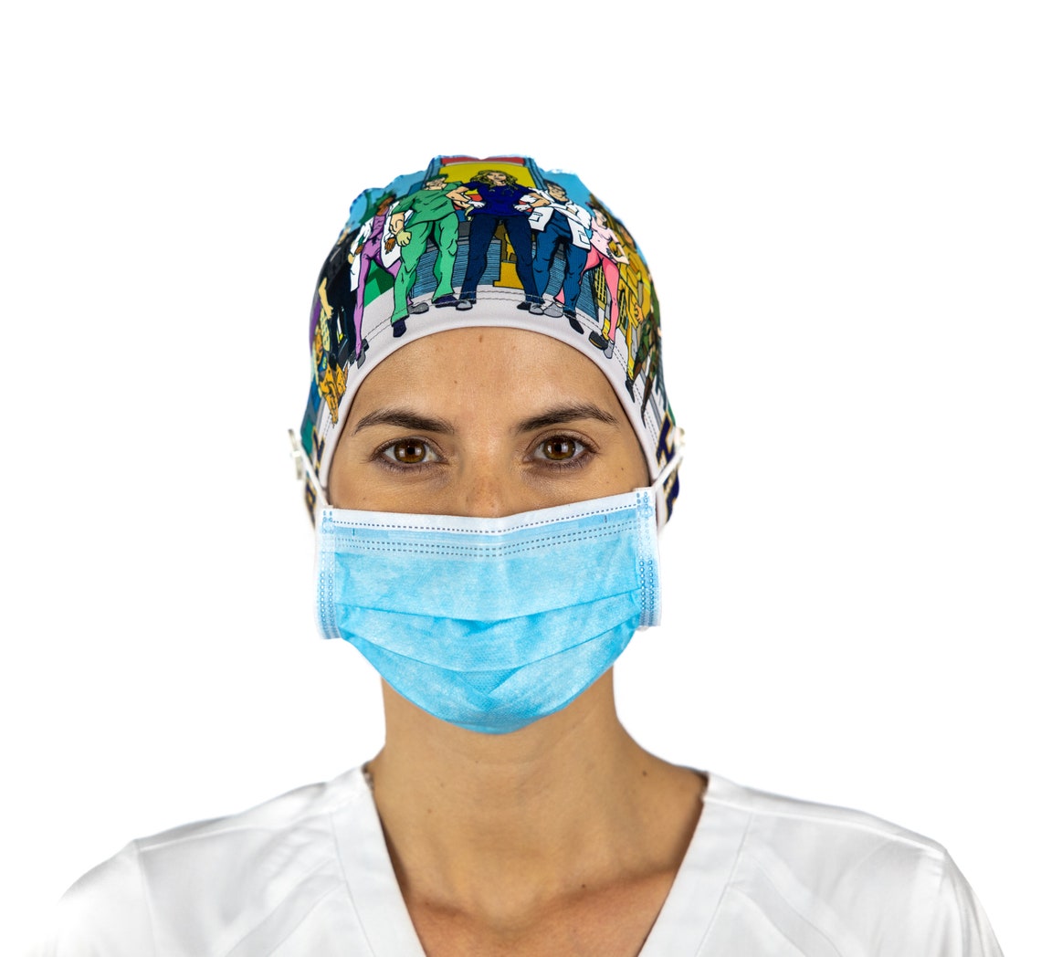 Heroes Surgical Cap Women I Nurse Cap - Etsy