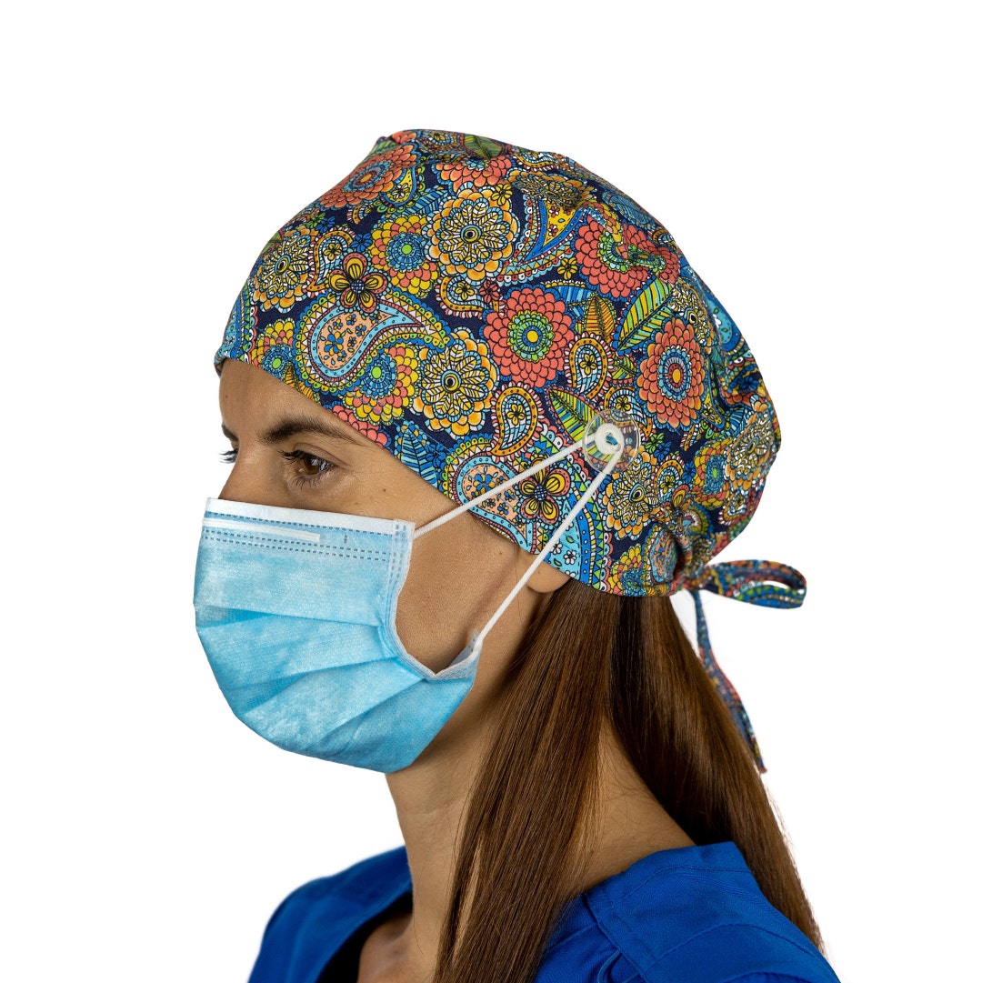 Print Surgical Cap Women I Nurse Cap - Etsy