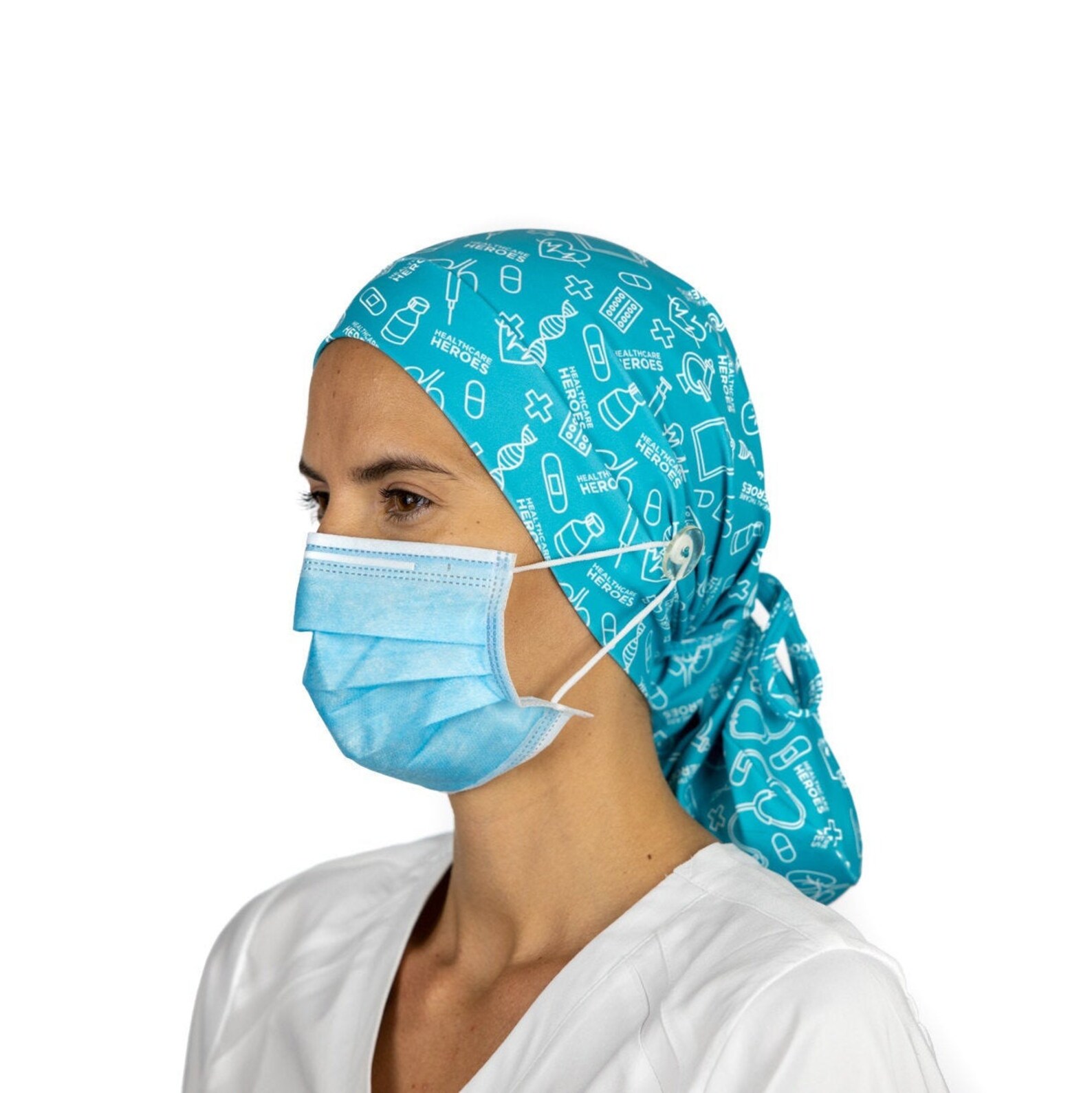 Ponytail Scrub Cap Women Scrub Caps Surgery Cap Scrub - Etsy