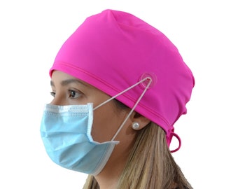 Solid Surgical Cap Women I Nurse Cap | Etsy