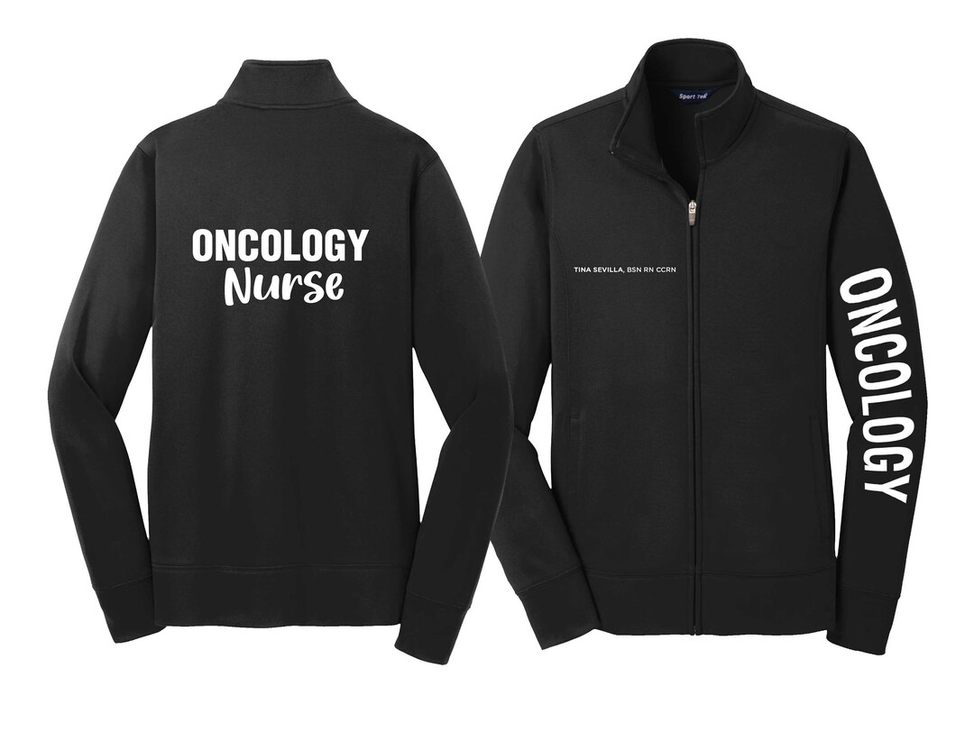 Oncology Nurse Embroidery Jacket Oncology Jacket Women's Jacket Women's ...
