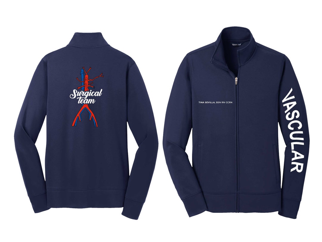 Surgical Team Embroidered Jacket Surgery Nurse Jacket Personalized ...
