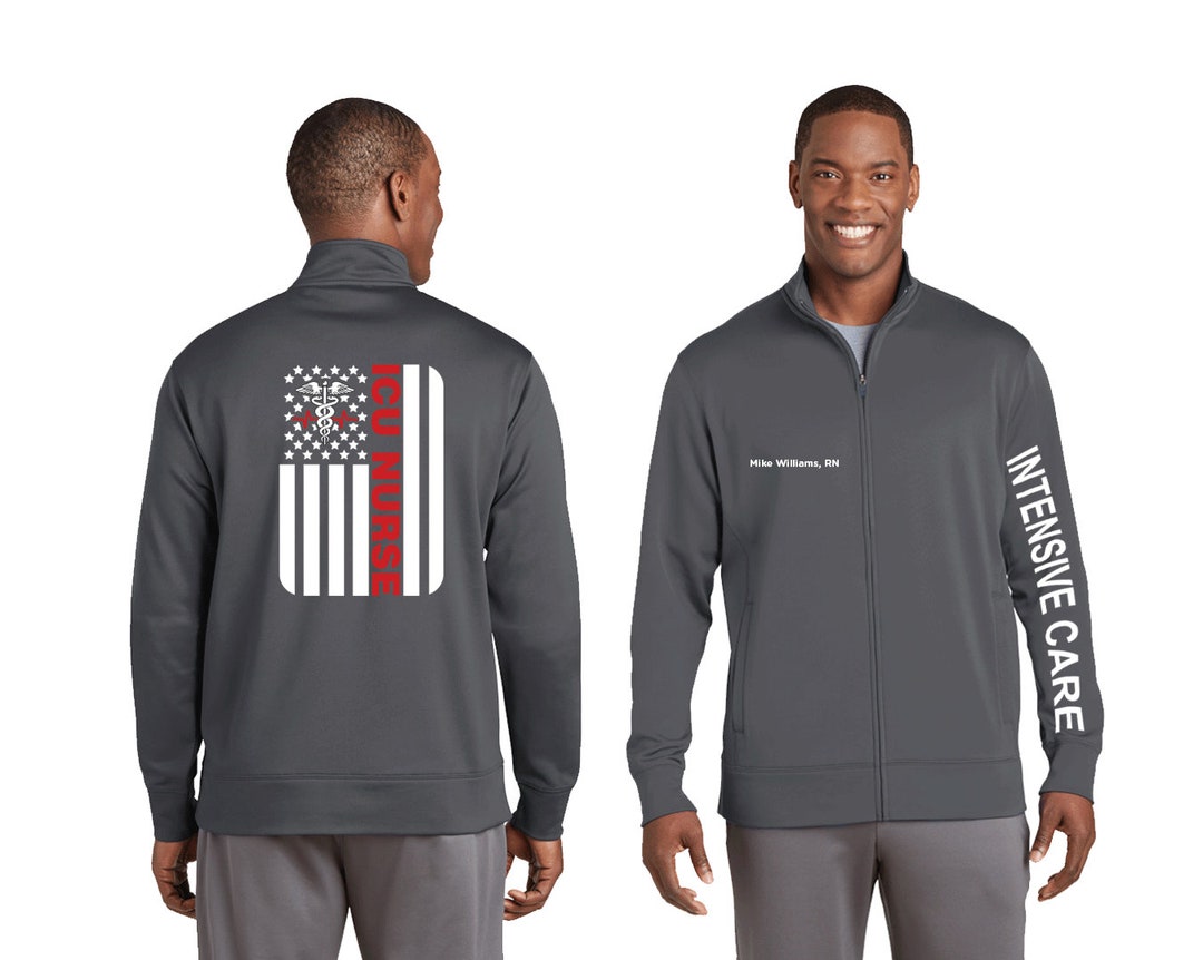 Men's Intensive Care Nurse Jacket Male Personalized ICU Nurse Jacket ...