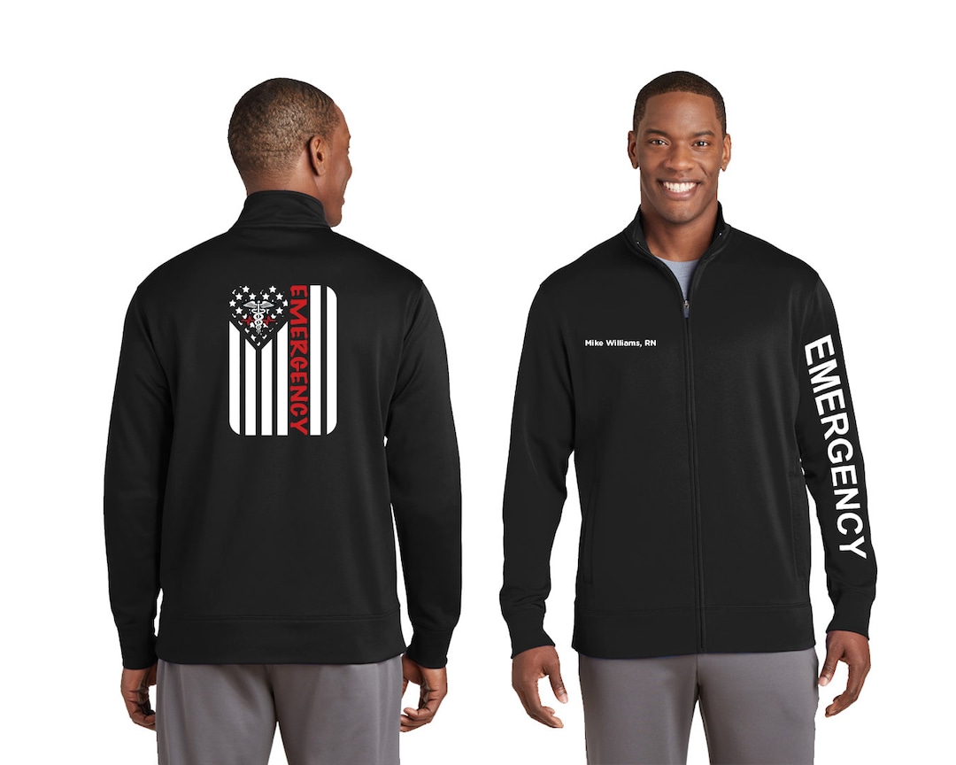 Men's Emergency Embroidered Jacket - Etsy