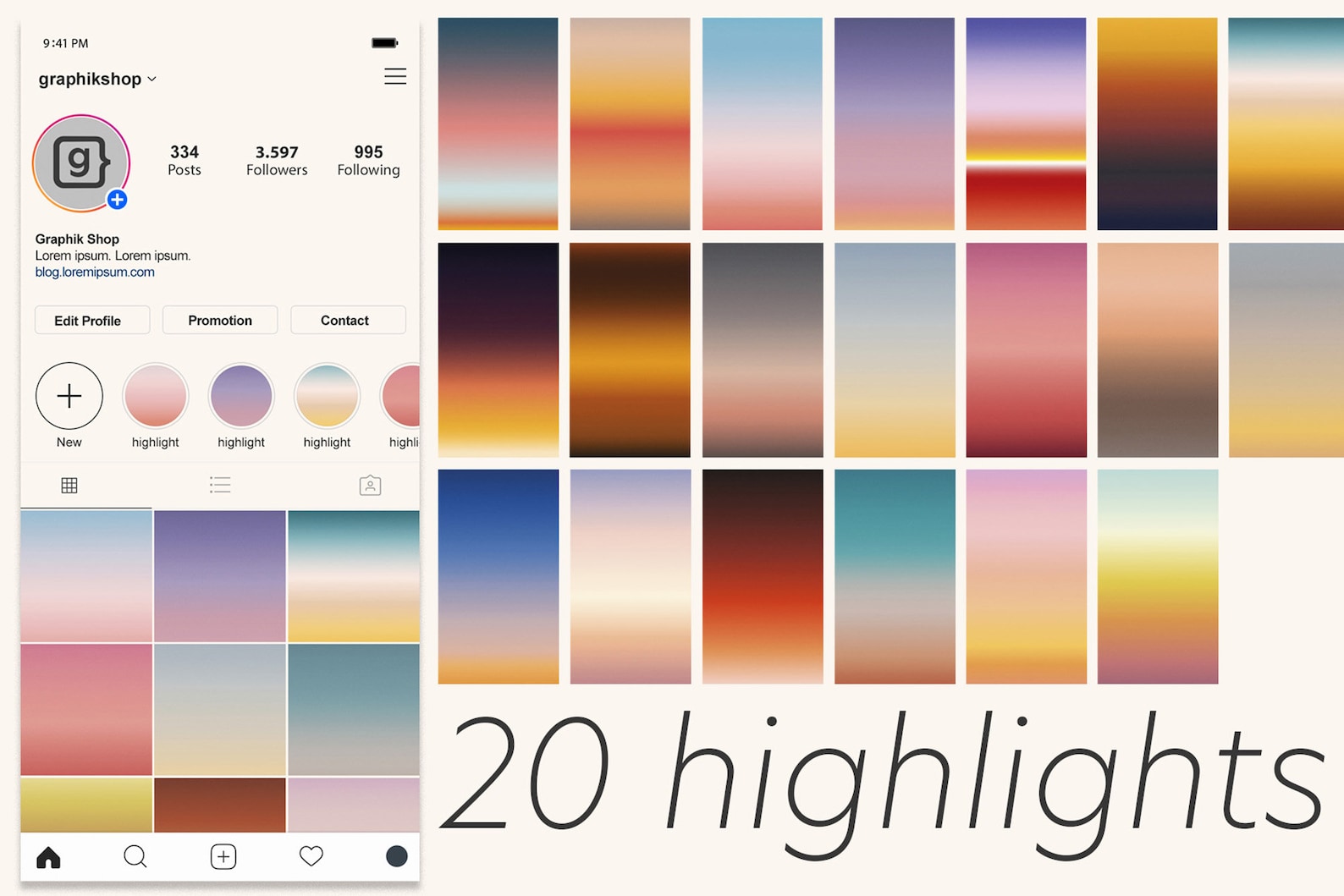 Sunset Background Gradients Photoshop Gradients Art | Etsy