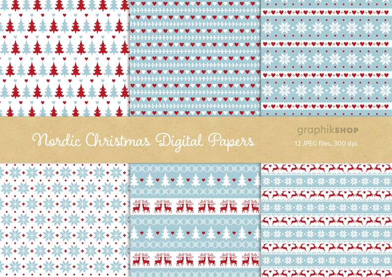 Nordic Digital Paper Scandi Digital Paper Scandinavian - Etsy