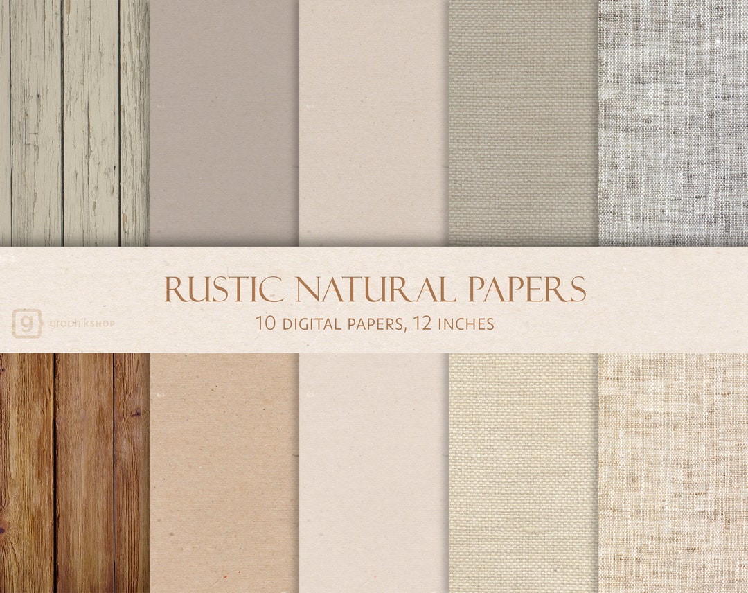 Rustic Digital Paper, Rustic Background, Neutral Digital Paper, Wood ...