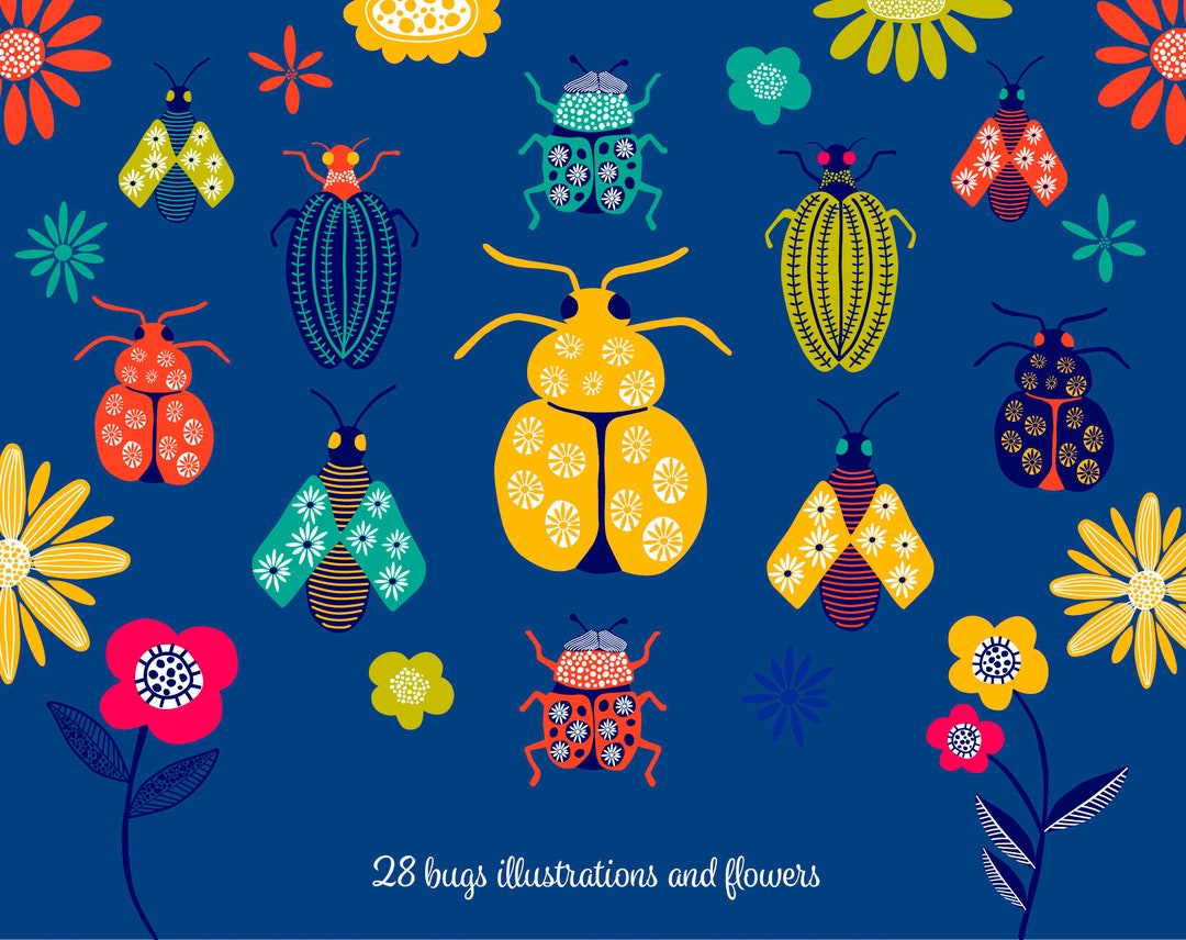 Bug Clipart, Cute Bugs Clipart, Bugs for Kids, Bugs Png, Beetle Clipart ...