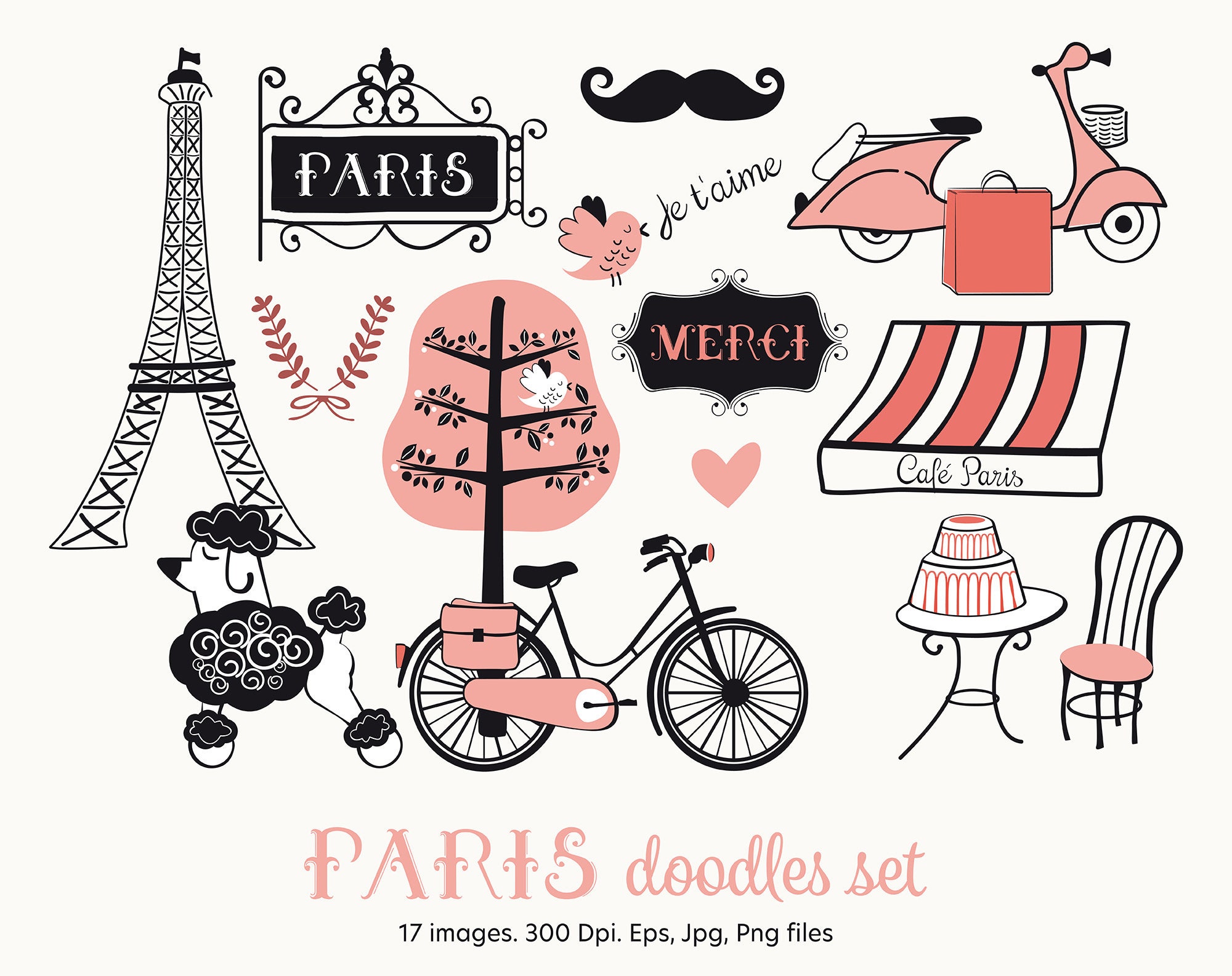 French Clip Art Eiffel Tower