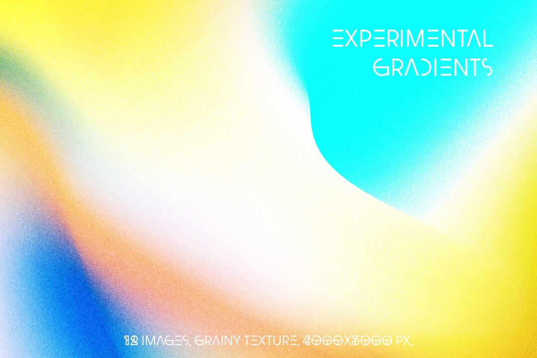 Experimental Gradients, Gradient Clipart, Gradient Digital Paper ...