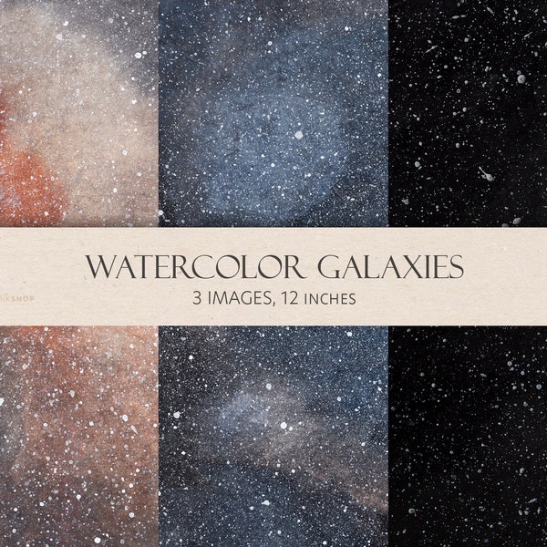 Watercolor Galaxy - Etsy