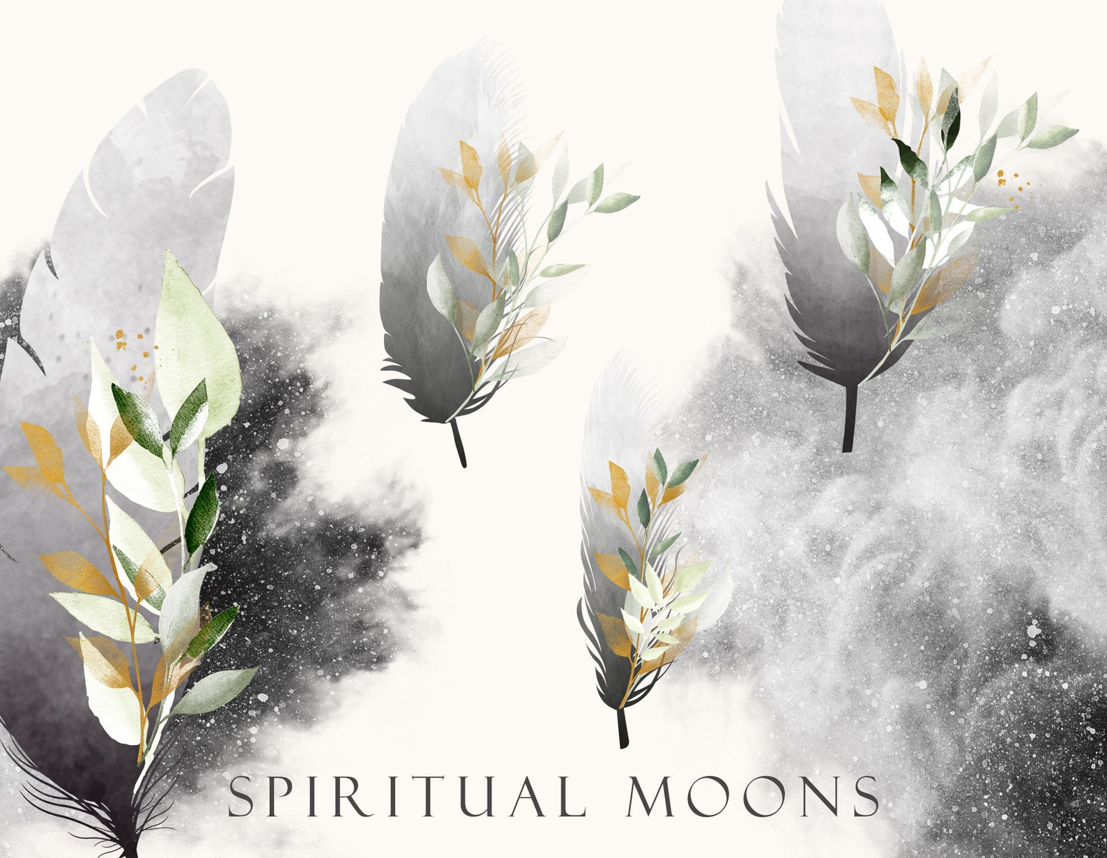 Watercolor Full Moon Clipart Moon Clipart Lunar Clip Art - Etsy