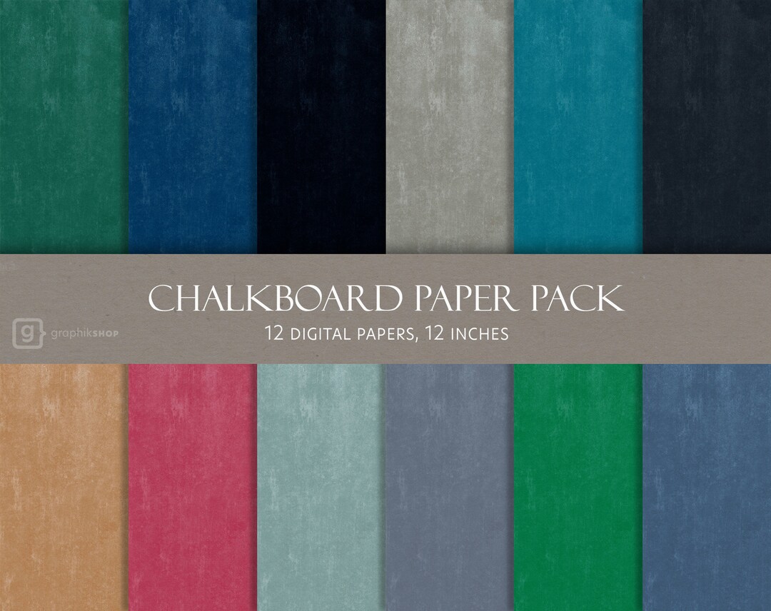 Chalkboard Paper Pack, Chalkboard Texture, Texrure Background ...