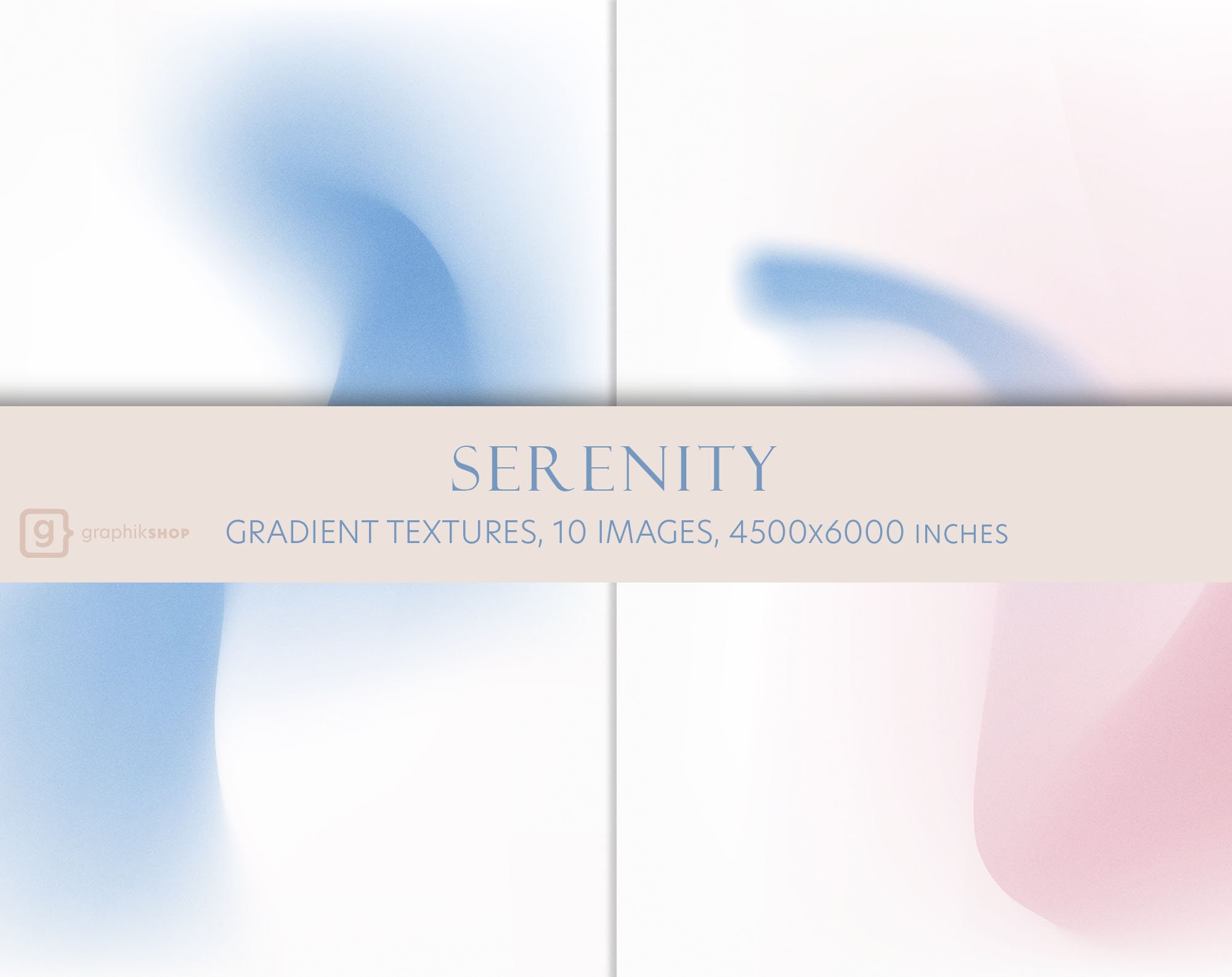Serenity Gradients Gradient Clipart Gradient Digital Pastel | Etsy
