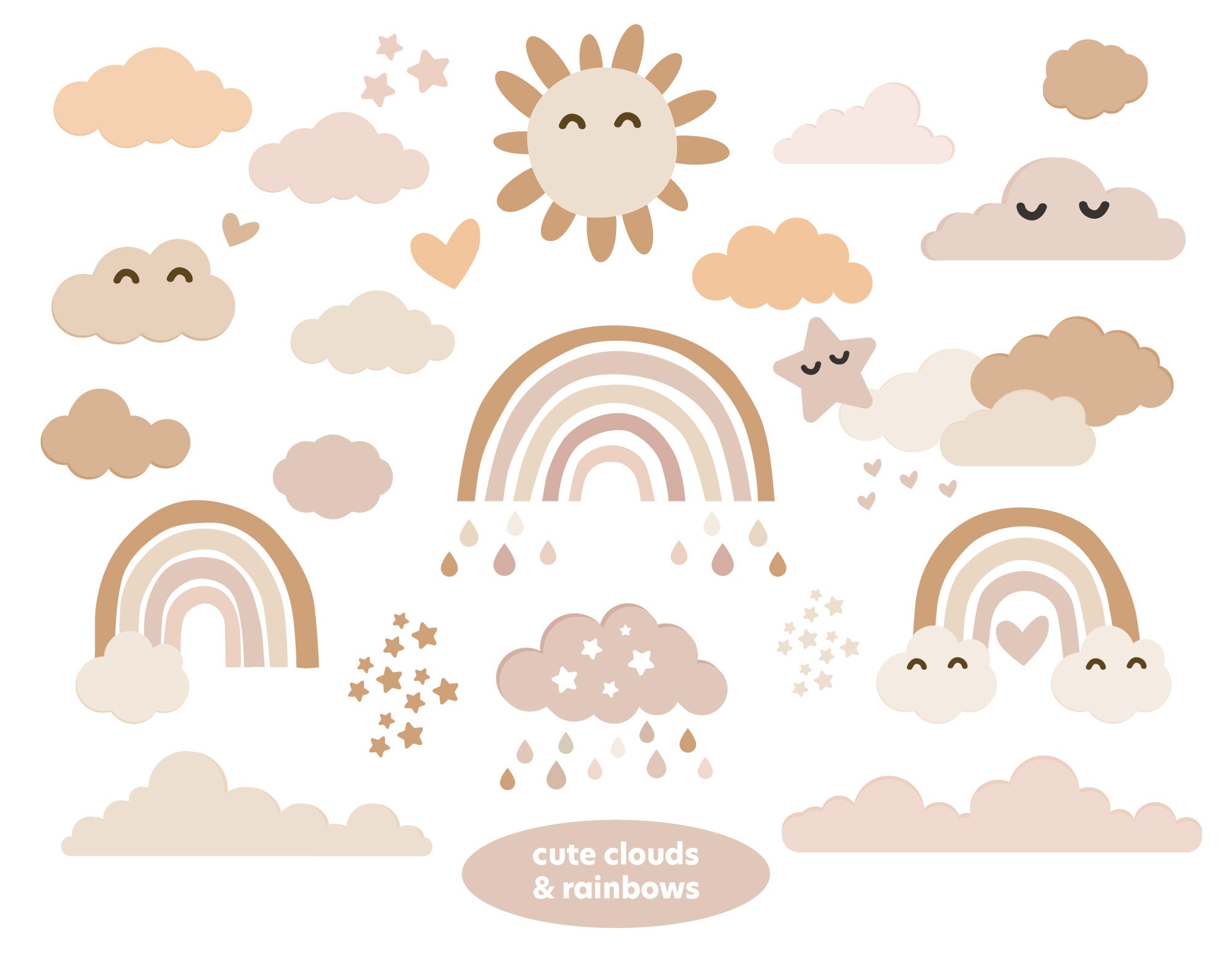 Sun And Clouds Clipart Png