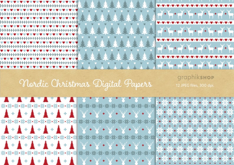 Nordic Digital Paper Scandi Digital Paper Scandinavian - Etsy