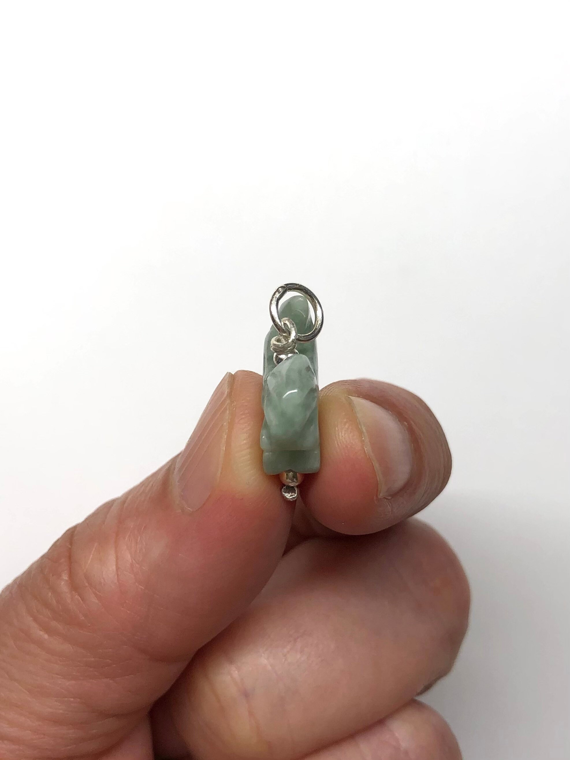 Carved Jade Rooster Charm Chinese Zodiac Jade Rooster - Etsy Canada