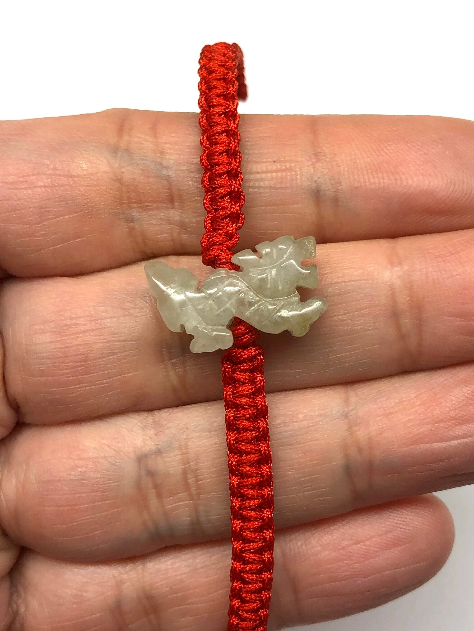 Jade Dragon Bracelet Chinese Bracelet Good Luck Jade Dragon | Etsy