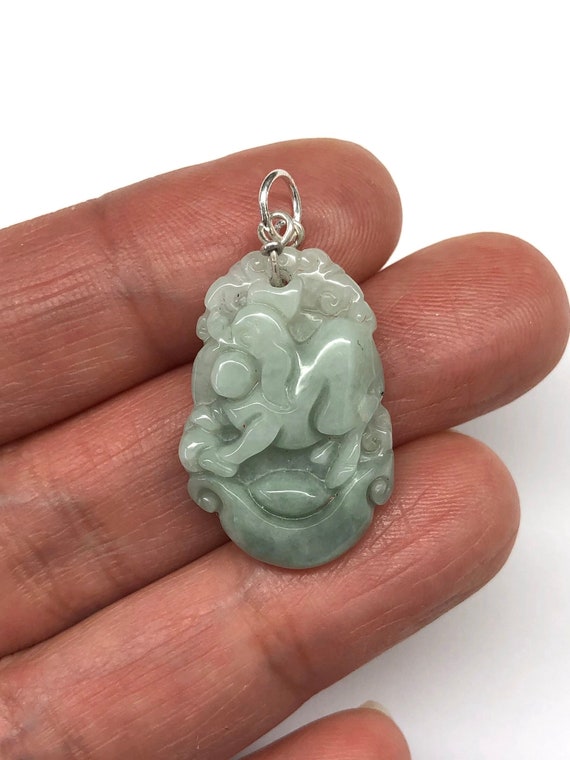 Jade Pendant Jade Pig Pendant Carved Jade Pig Pendant Lucky | Etsy
