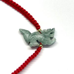 Jade Dragon Bracelet, Good Luck Bracelet, Chinese Zodiac Carved Jade ...