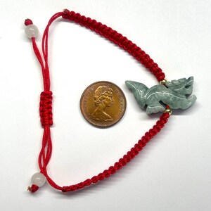 Jade Dragon Bracelet, Good Luck Bracelet, Chinese Zodiac Carved Jade ...