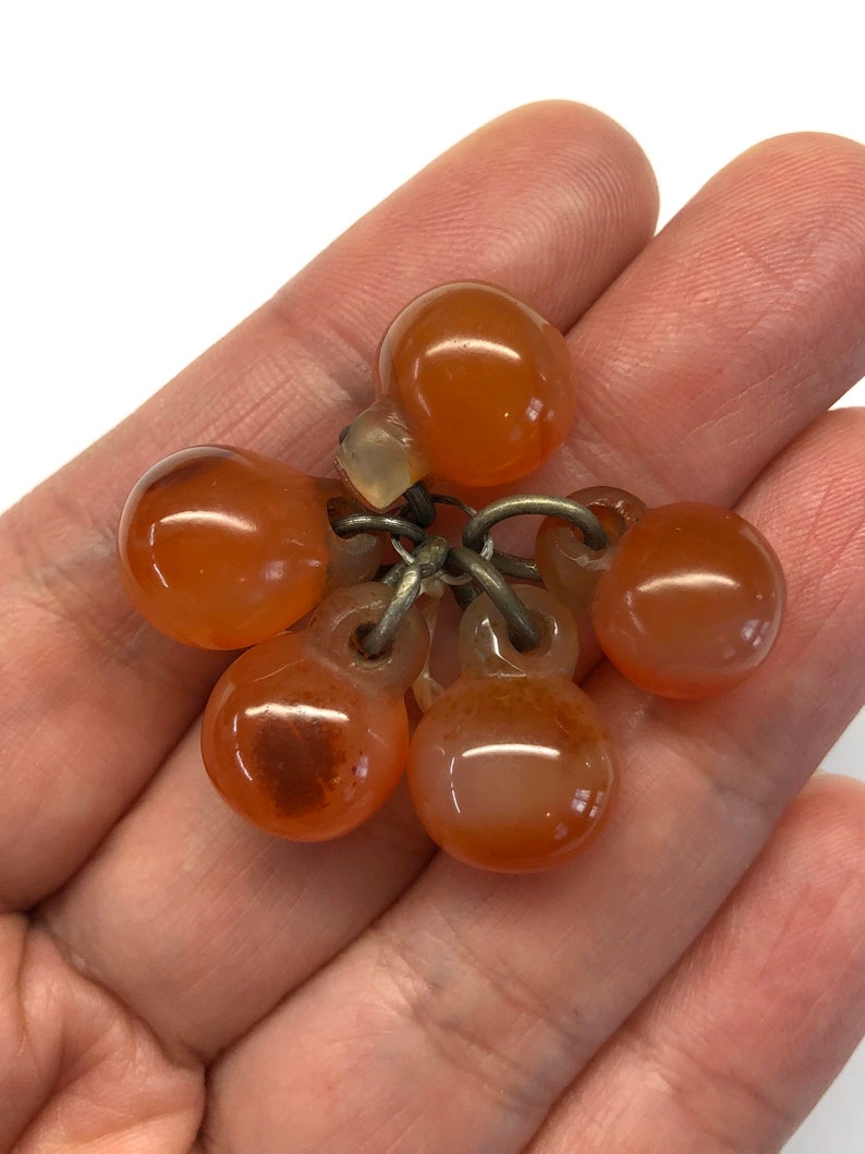 Red Agate Buttons Carnelian Buttons Antique Chinese Buttons | Etsy