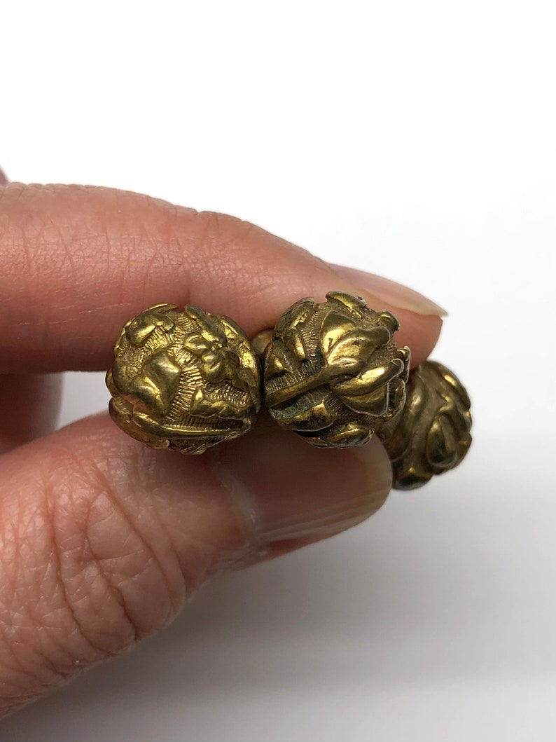 Antique Chinese Buttons Antique Chinese Gilt Brass Buttons - Etsy