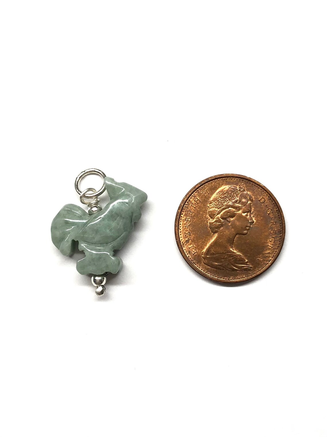 Carved Jade Rooster Charm Chinese Zodiac Jade Rooster - Etsy Canada