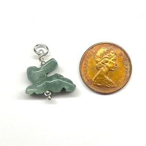 Carved Jade Rabbit Charm, Chinese Zodiac Jade Rabbit Pendant, Jade ...