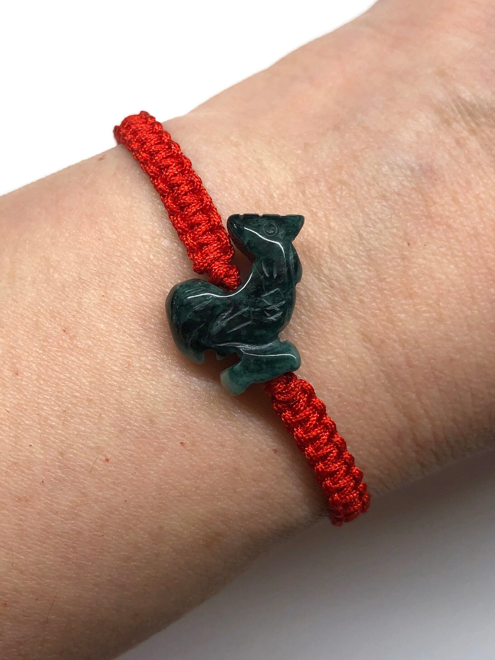 Jade Bracelet Carved Jade Rooster Bracelet Good Luck | Etsy