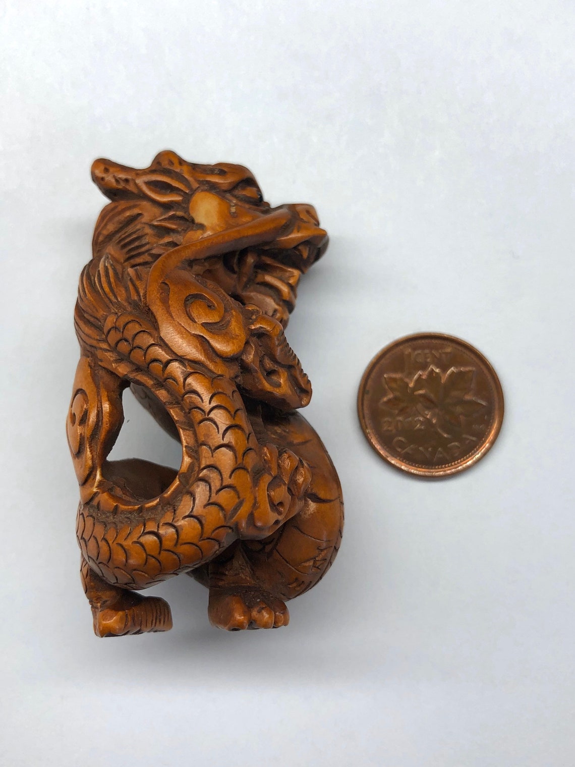 Netsukes Dragon Netsuke Chinese Zodiac Dragon Boxwood - Etsy Canada