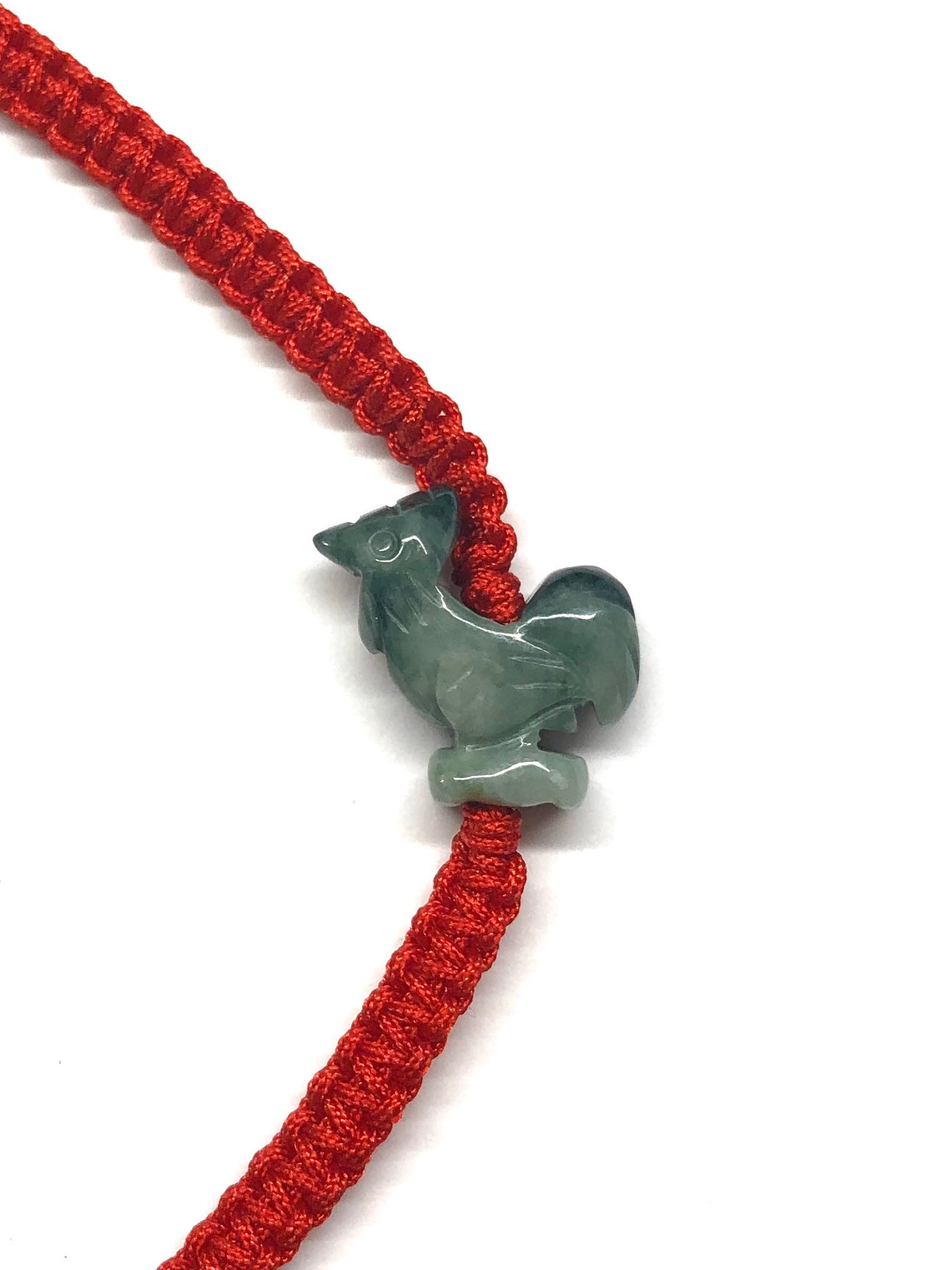 Jade Bracelet Carved Jade Rooster Bracelet Good Luck | Etsy