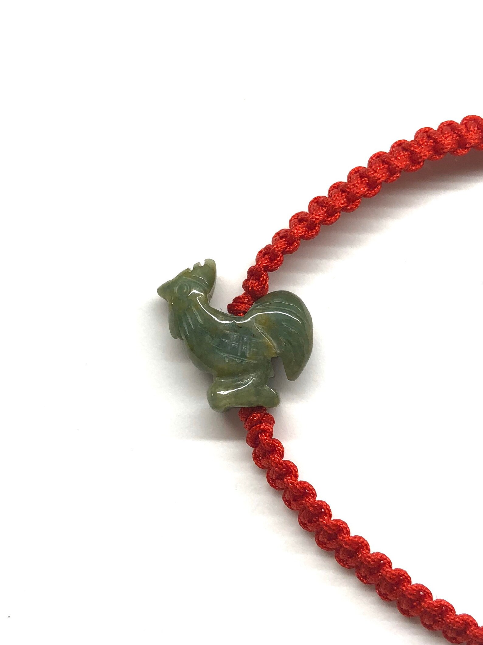 Jade Bracelet Carved Jade Rooster Bracelet Good Luck | Etsy