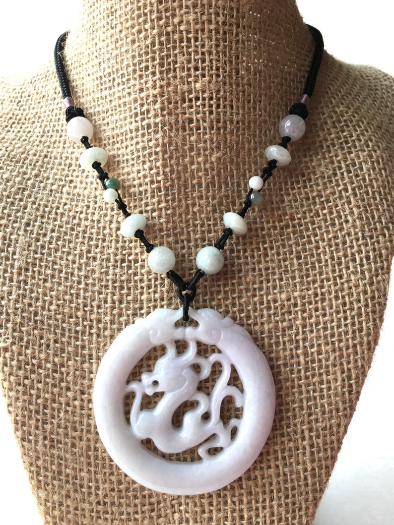Jade Dragon Pendant Carved Jade Pendant Necklace Carved | Etsy