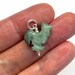 Carved Jade Rooster Charm, Chinese Zodiac Jade Rooster Pendant, Jade ...