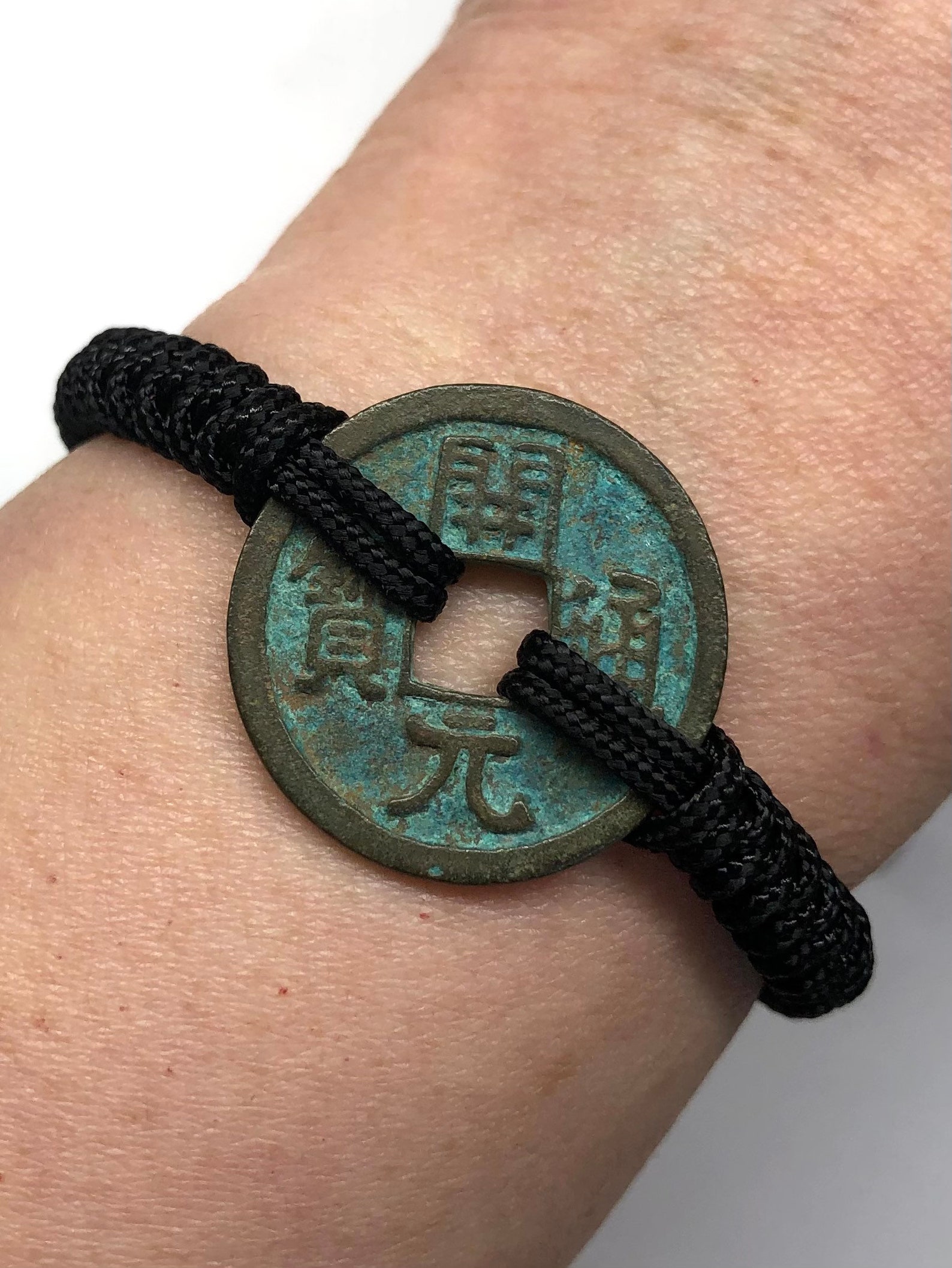 Antique Chinese Good Luck Old Coin Bracelet Authentic Antique - Etsy