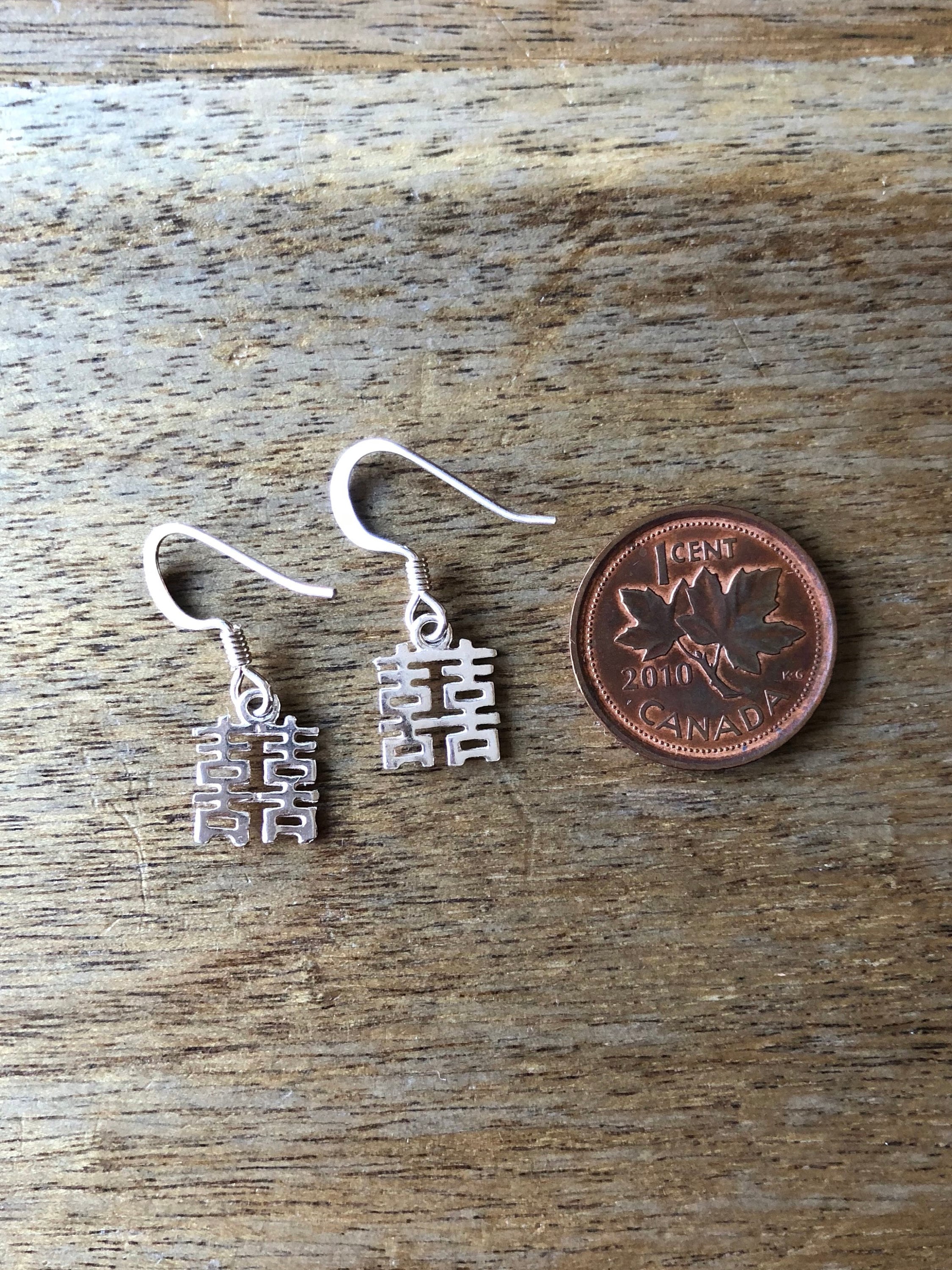 Chinese Word Earrings, Chinese Character Earrings, Wedding Earrings ...