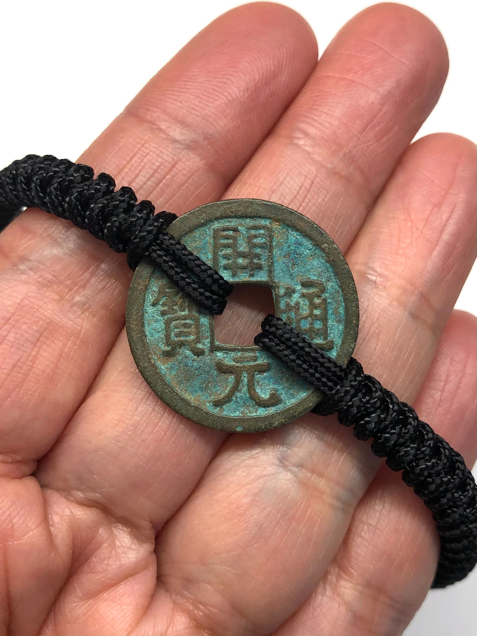 Antique Chinese Good Luck Old Coin Bracelet Authentic Antique - Etsy