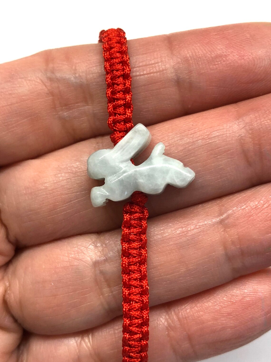 Jade Rabbit Bracelet Chinese Lucky Bracelet Good Luck Jade | Etsy