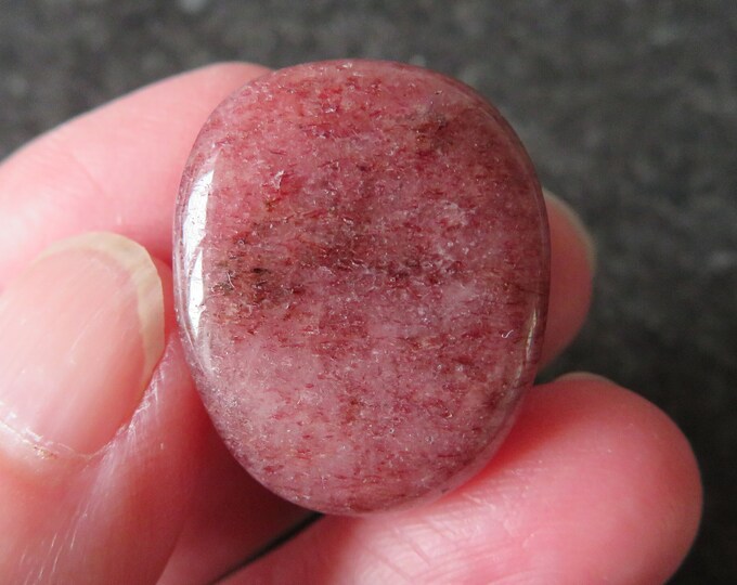 Lovely Red Muscovite (red Mica) (8.7 Grams / 22 Mm) Tumblestone (A9 ...