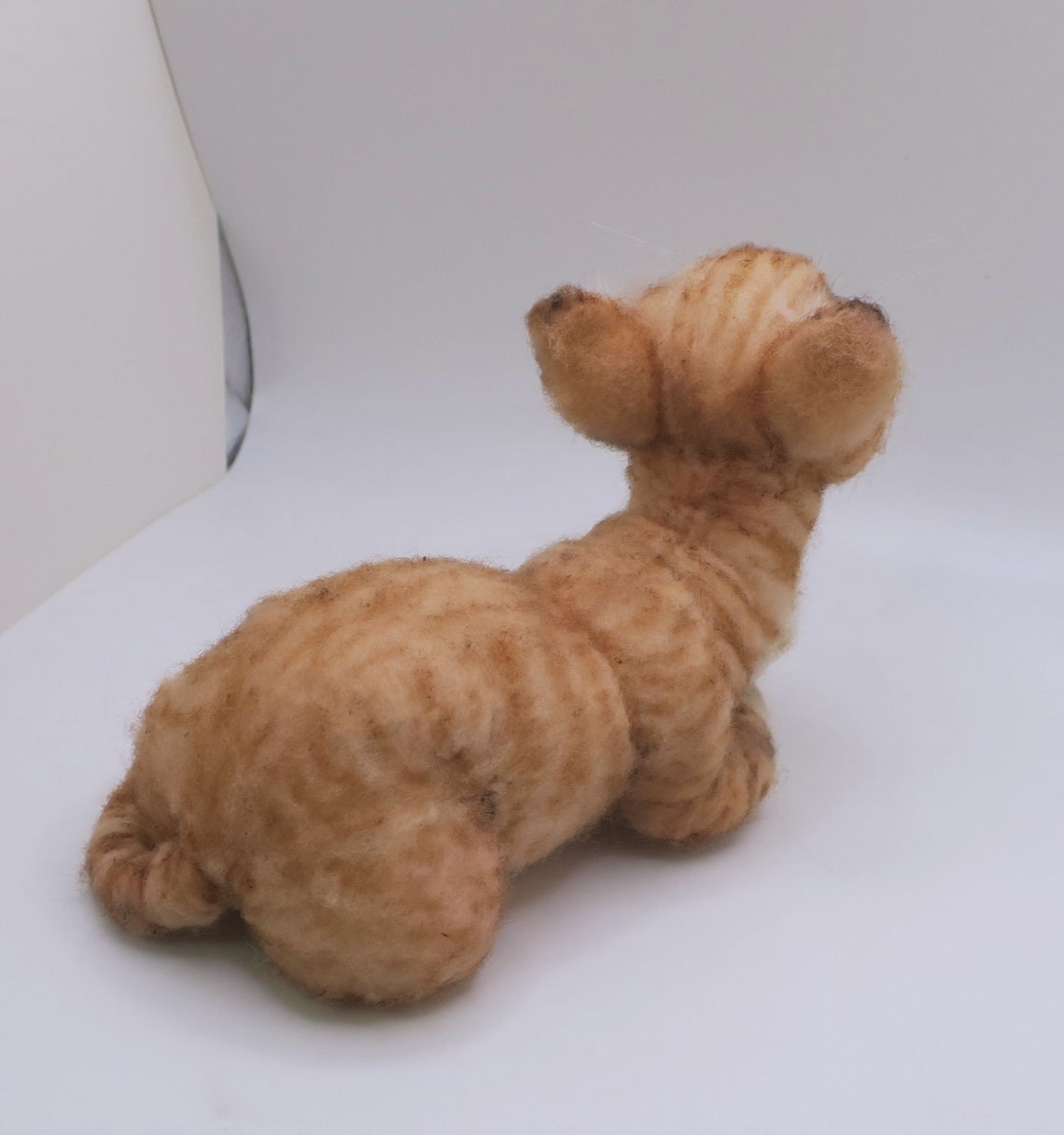 Lil' Red, a Softly Felted Natural Wool Red Tabby - Etsy