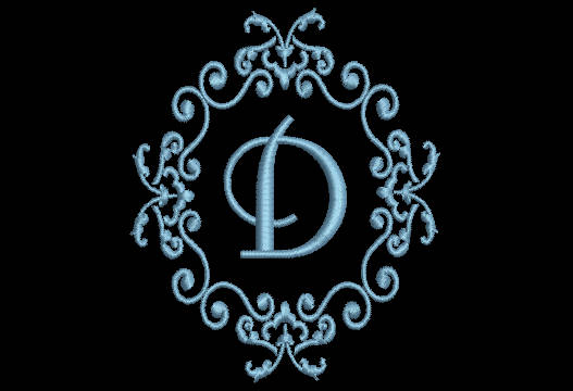 4x4 Many Formats Pes Dst Exp and More Elegant Full Monogram - Etsy