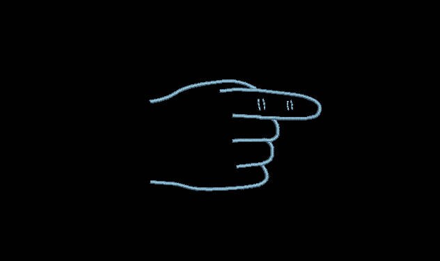 Sign Language Monogram Font. 1 Size. A Thru Z, 1 Thru 10. Machine ...