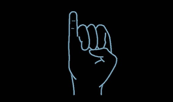 Sign Language Monogram Font. 1 Size. A Thru Z 1 Thru 10. | Etsy