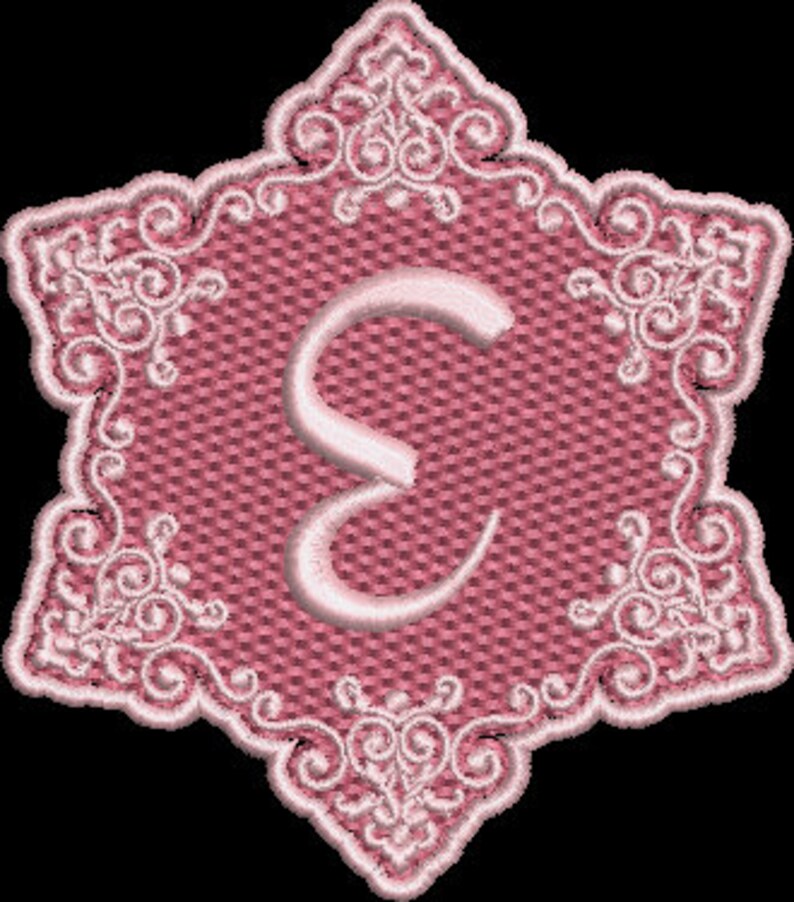 Single Letter Embroidery Monogram. Instant Download Pes Dst - Etsy