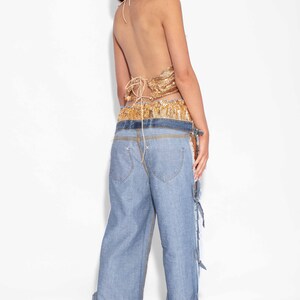 Gold Ruched Chainmail Top - Etsy