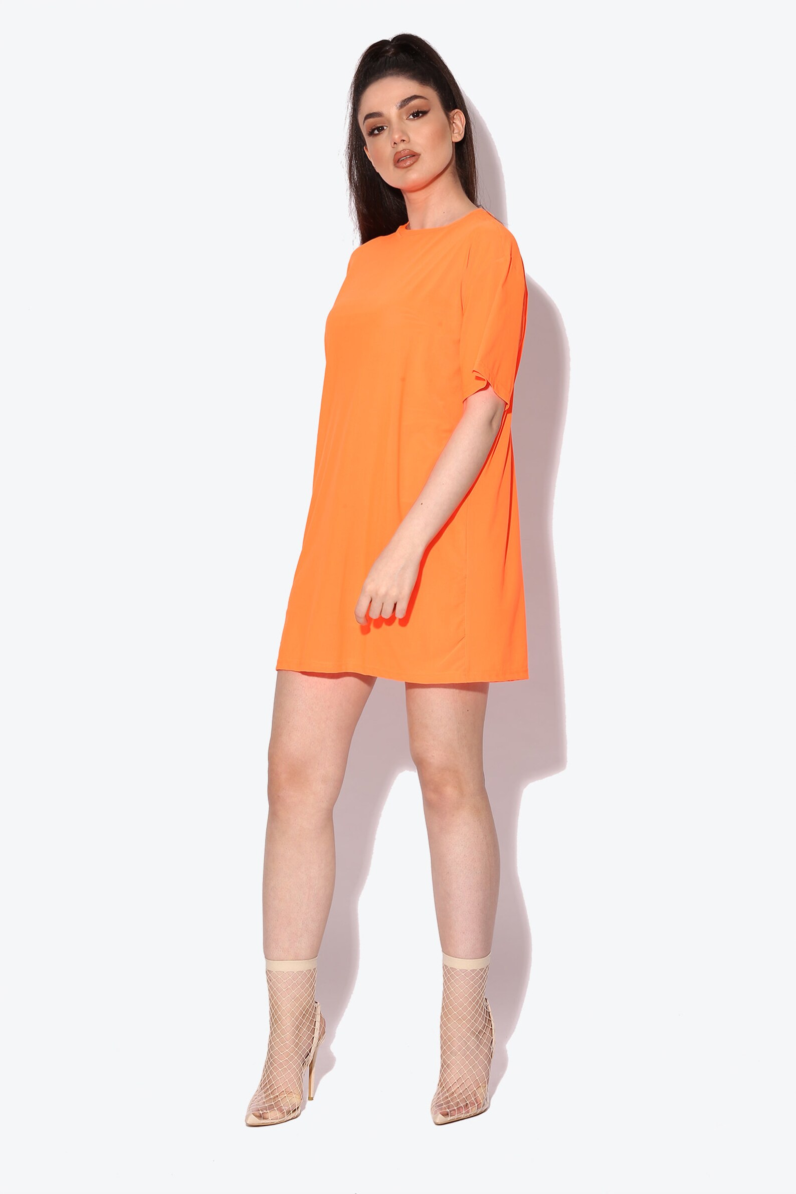Miami Neon Orange Oversized Mesh T-shirt - Etsy