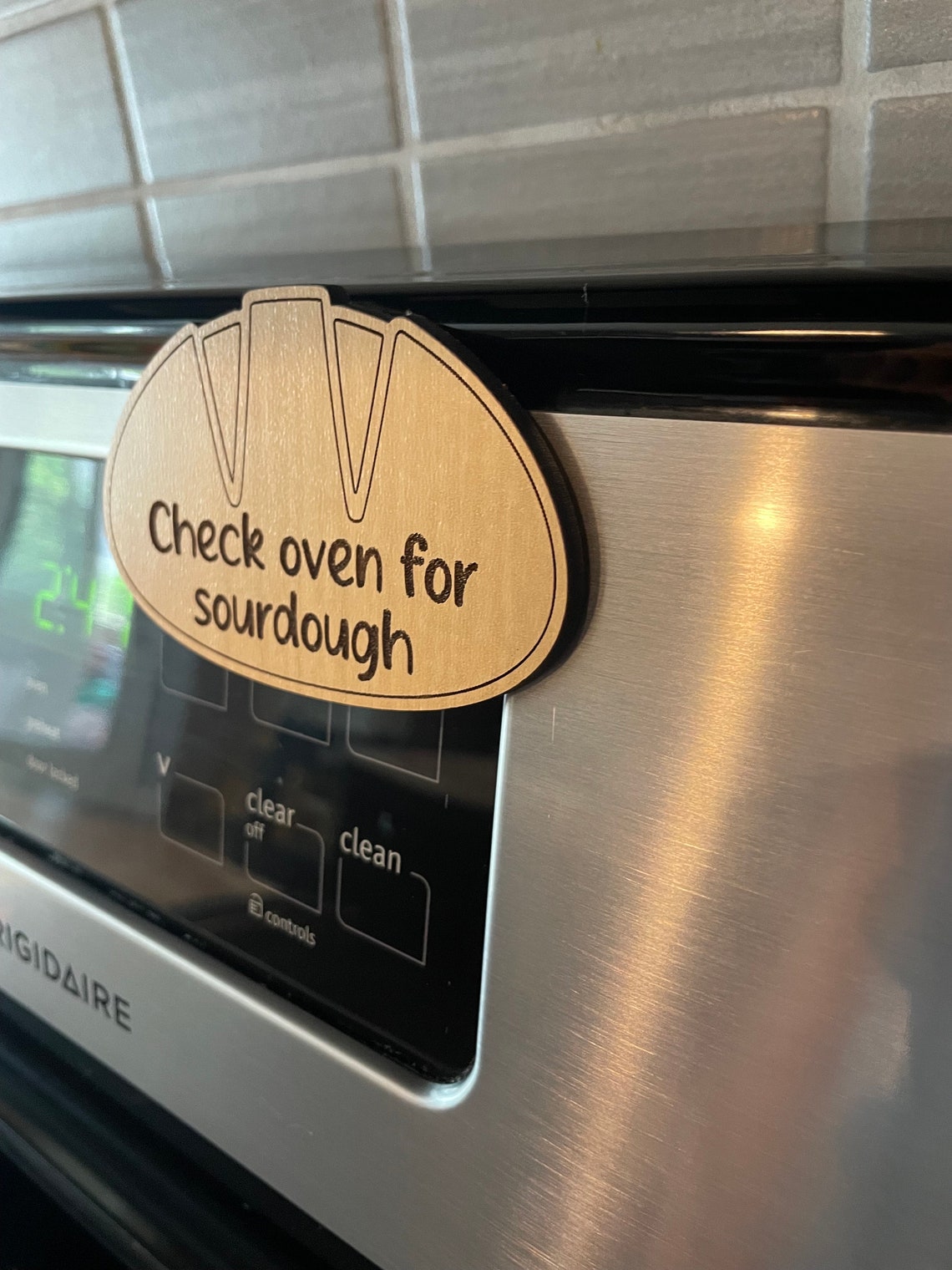 Sourdough Oven Magnet Funny Bread Meme Wood Personalized Magnet - Etsy