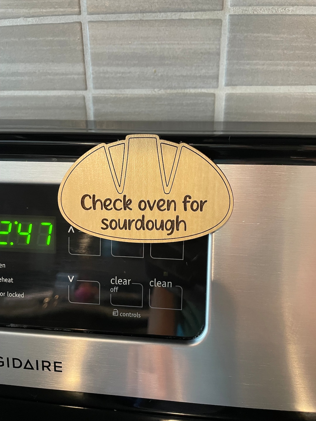 Sourdough Oven Magnet - Funny Bread Meme - Wood Personalized Magnet - Etsy