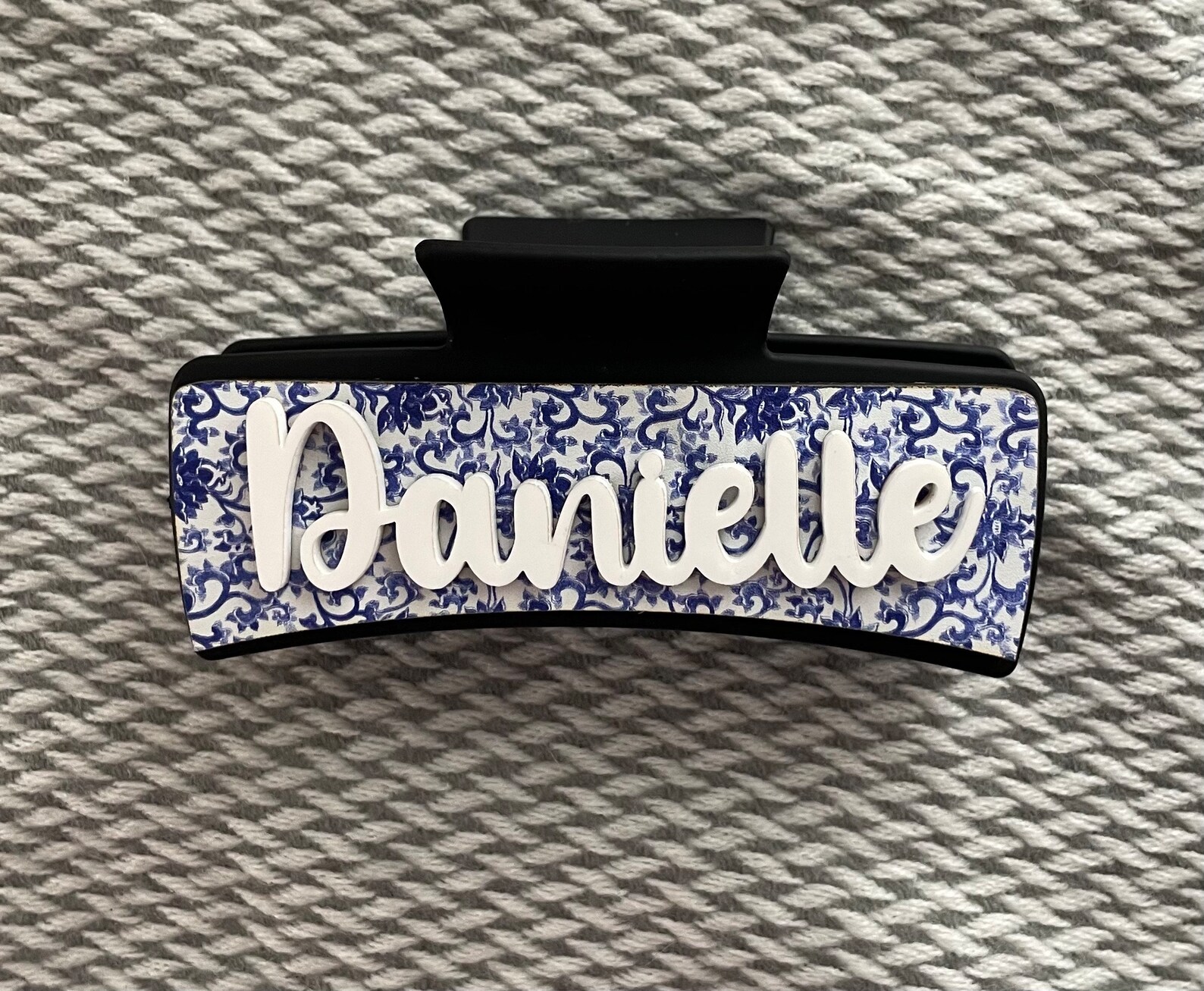 Personalized Claw Clip Custom Hair Claw Clip Wood and Acrylic - Etsy